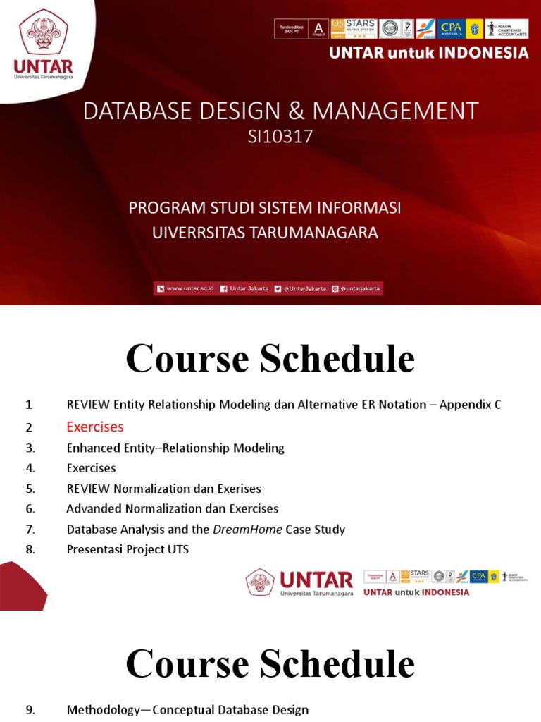 Pertemuan 2 - EXERCISES Entity Relationship Modeling | PDF | Database Design | Databases