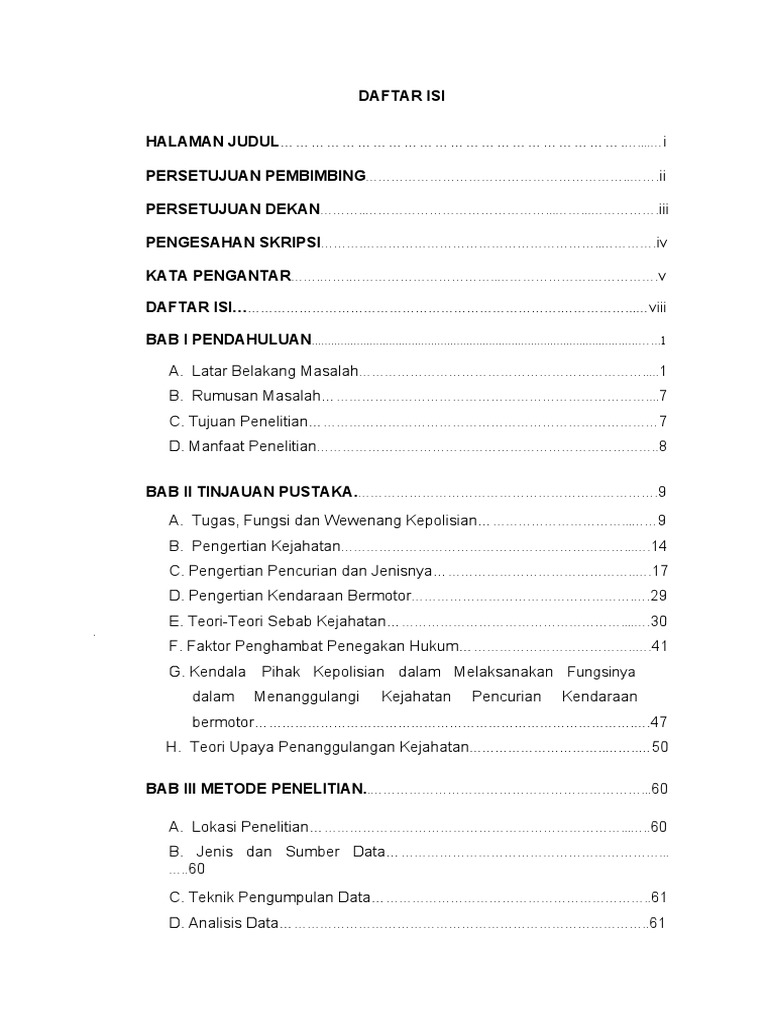 Daftar Isi | PDF