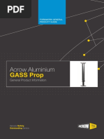 Acrow Prop Data Sheet - Scaffolding Supplies Limited | PDF | Nature