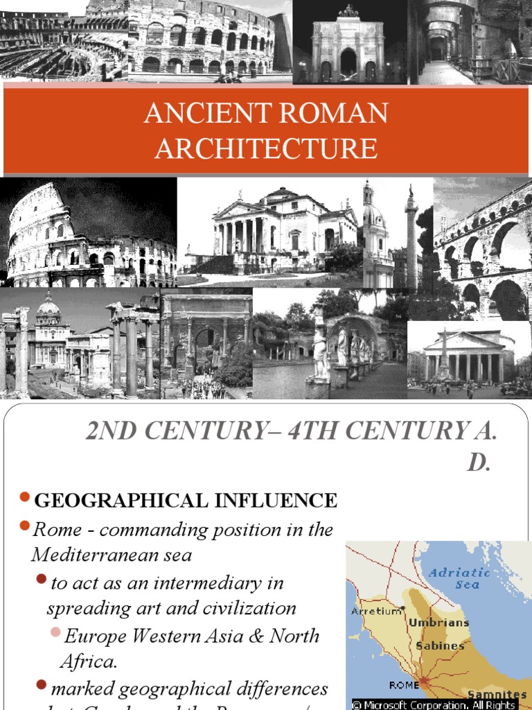 Ancient Roman Architecture1 | PDF | Ancient Rome | Architectural Elements