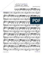 Bach Prelude in C Major Sheet Music | PDF | Compositions | Bach Family