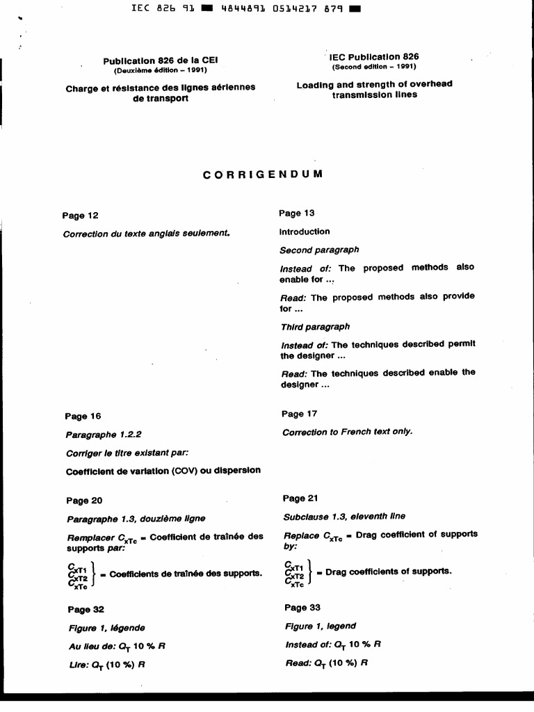 Iec60826 (2.0) Loading and Strength | PDF