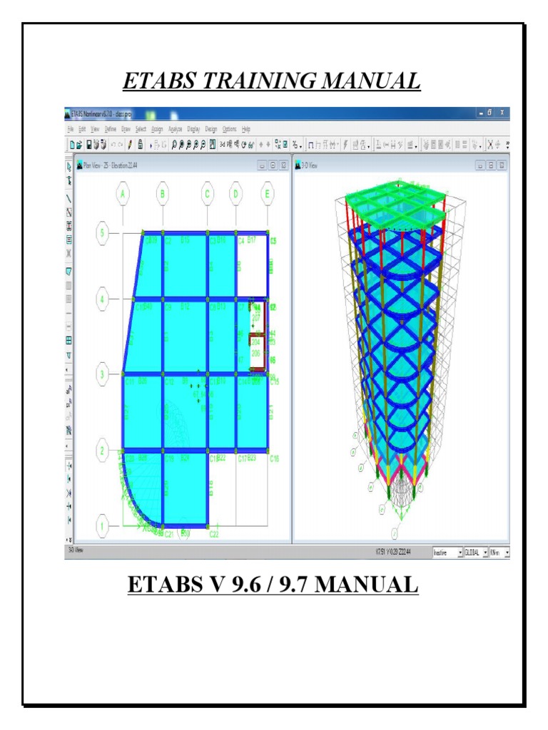 Etabs Training Manual | PDF | Button (Computing) | Bending
