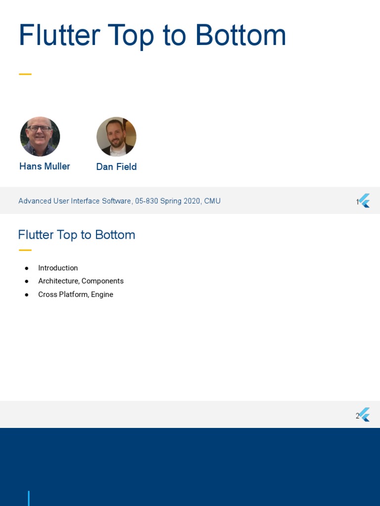 830 19 Flutter Slides | PDF | Cross Platform Software | Computer Engineering