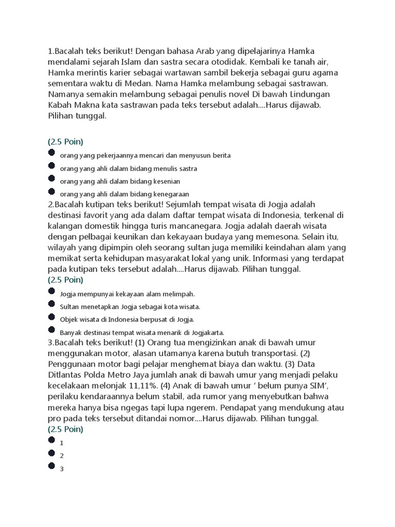 PTS Bindo Genap | PDF