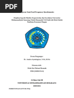 PSG - Metode Survey Konsumsi Pangan FFQ Dan SQ FFQ | PDF | Sains & Matematika