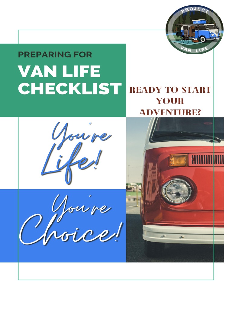 Van Life Checklist | PDF | Business