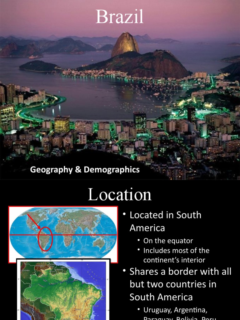Geography & Demographics | PDF | Brazilians | South America