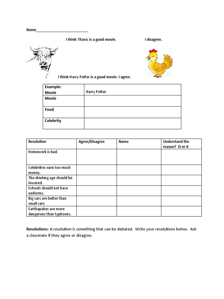 Agreedisagree Fun Activities Games 32161 | PDF | Career & Growth | Self ...