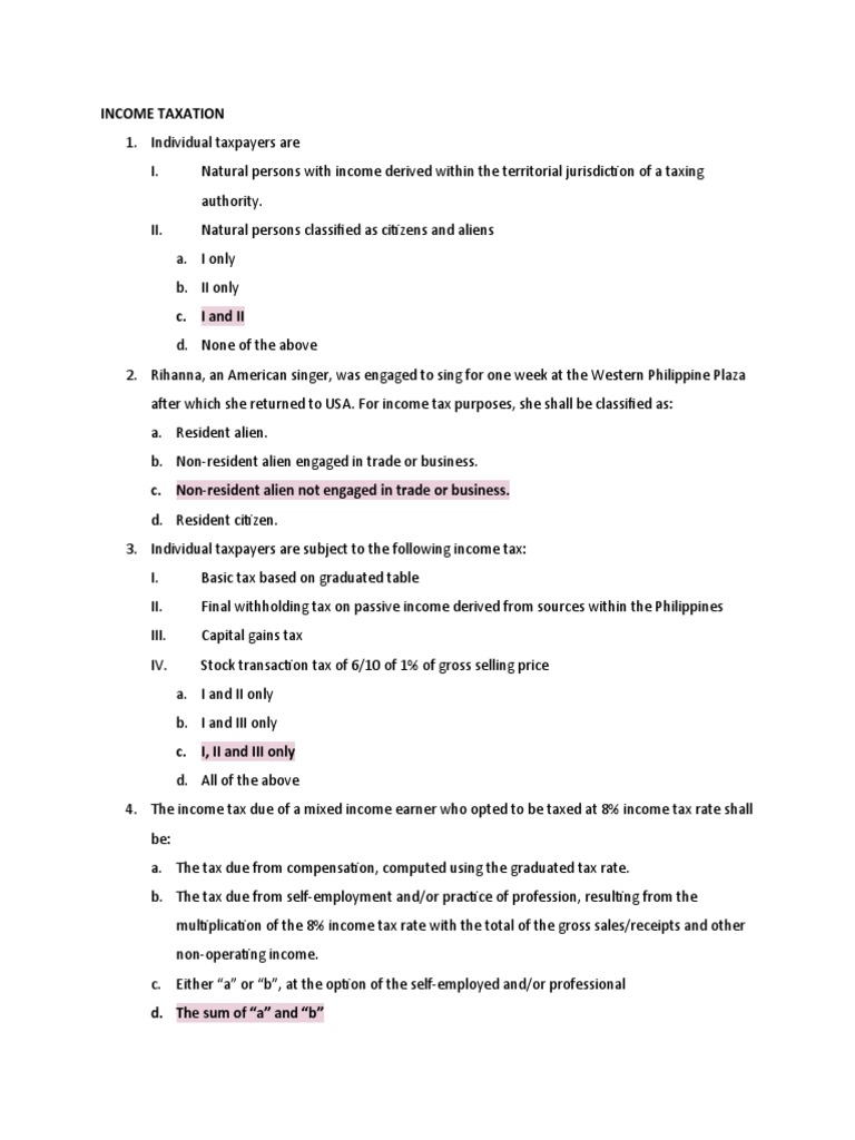 Income Tax | PDF | Corporate Tax In The United States | Income Tax