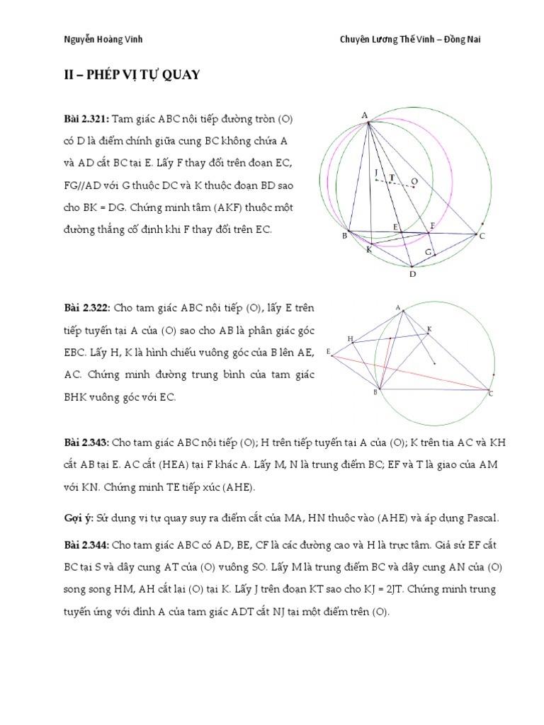 Vị tự quay | PDF