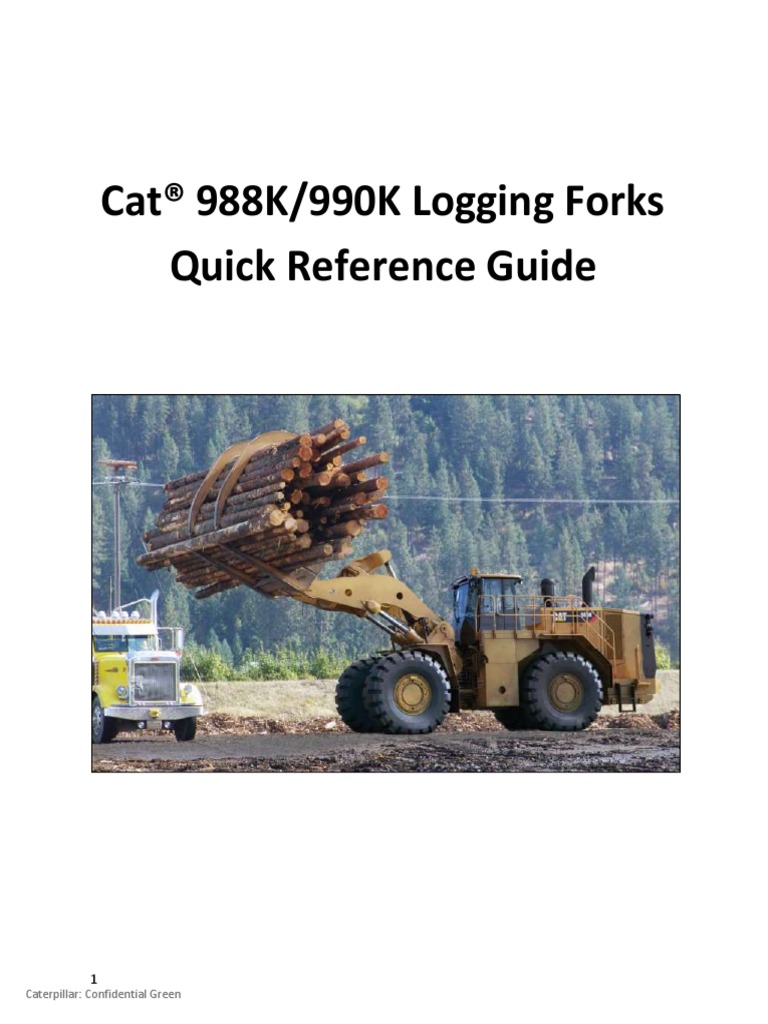 Cat Logging Forks Quick Reference Guide | PDF | Logging | Sawmill