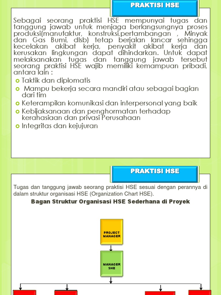 Jobdesk HSE | PDF | Bisnis | Seni