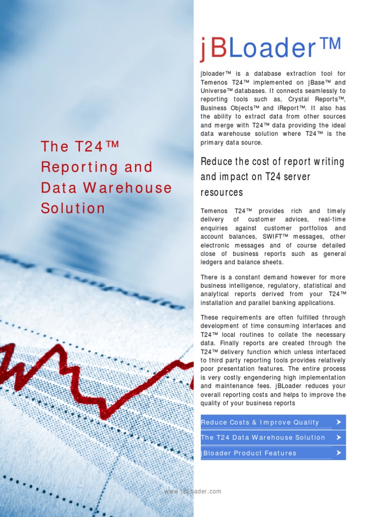 Loader™: The T24™ Reporting and Data Warehouse Solution | PDF ...
