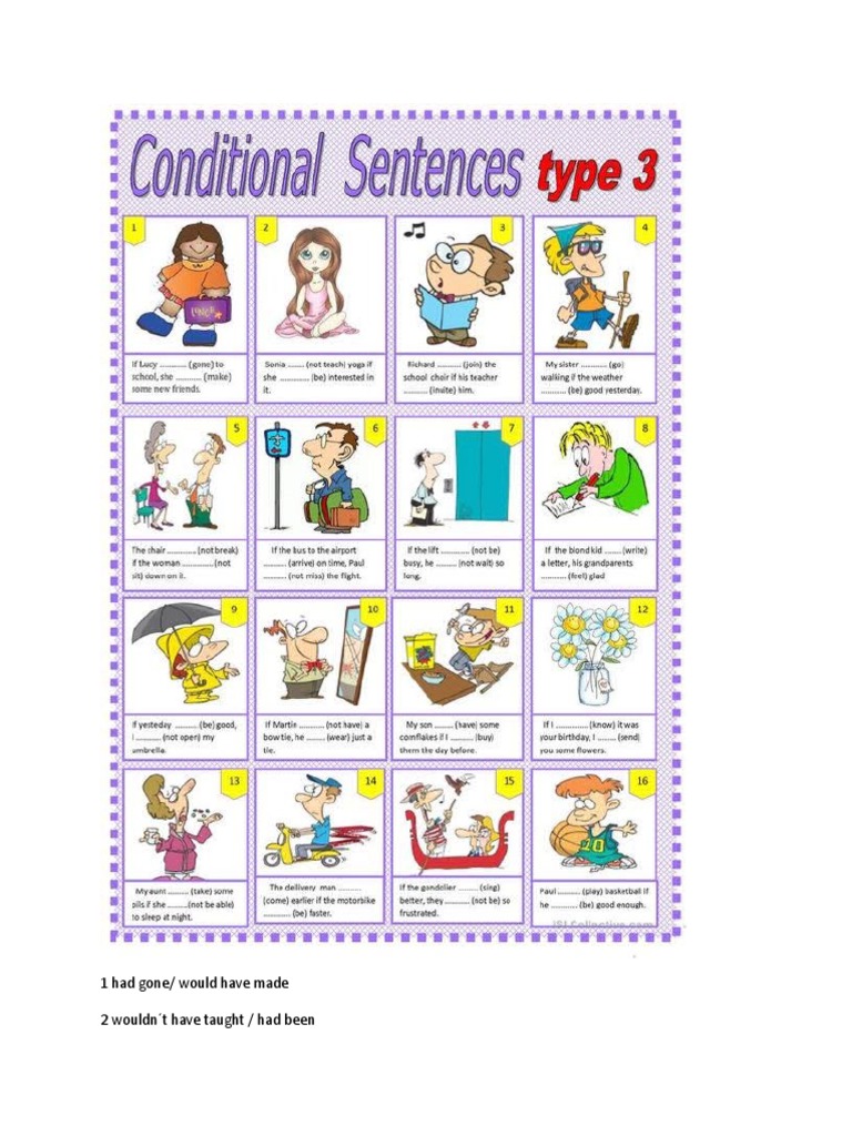 Conditional Sentences Type 3 | PDF