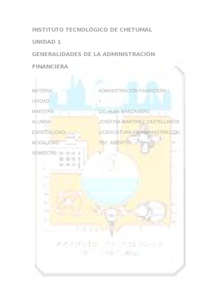 Generalidades de La Admon Financiera | PDF | Corporaciones | Compartir ...