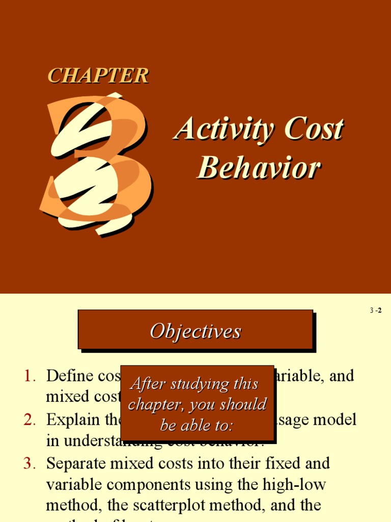 3 Activity Cost Behaviour | PDF | Correlation And Dependence | Least ...