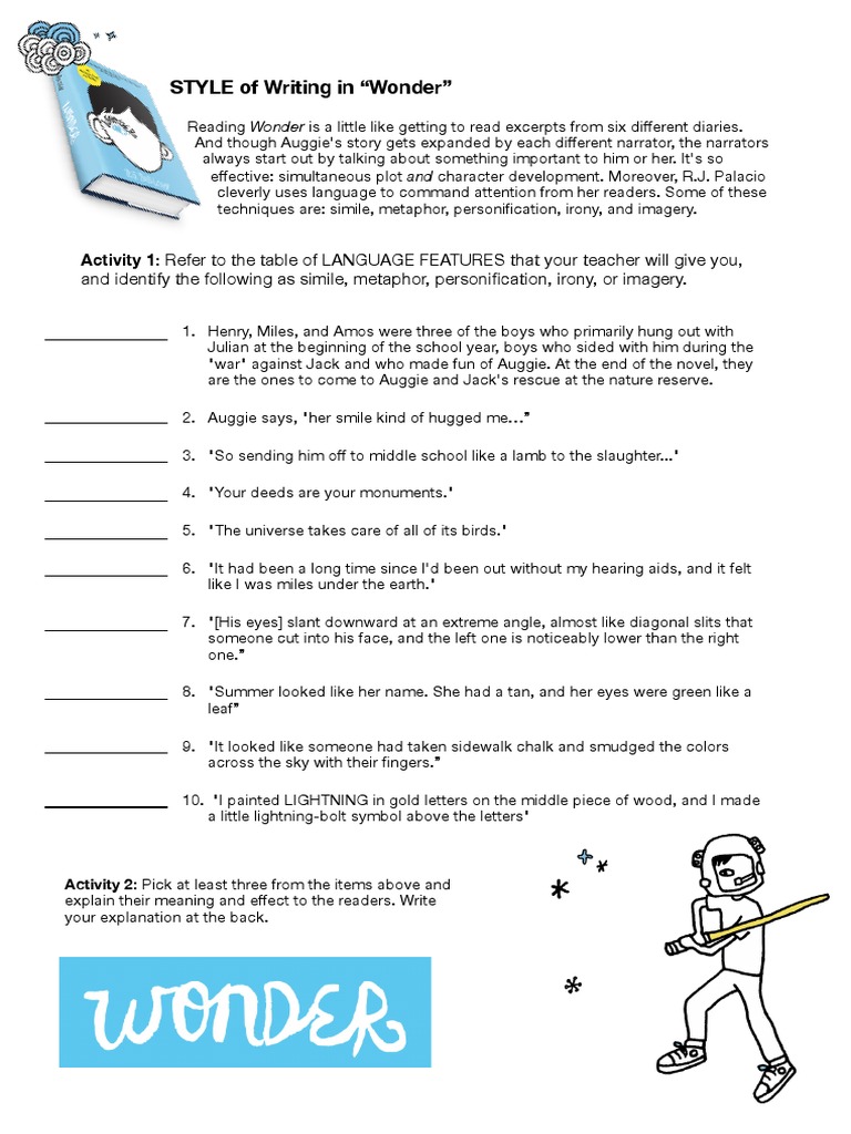 Wonder Style of Writing | PDF