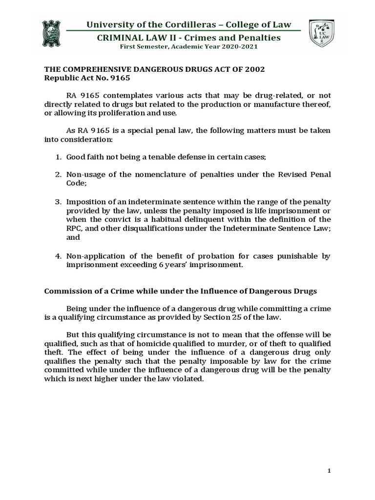 An Overview of the Prohibited Acts and Qualifying Circumstances Under ...