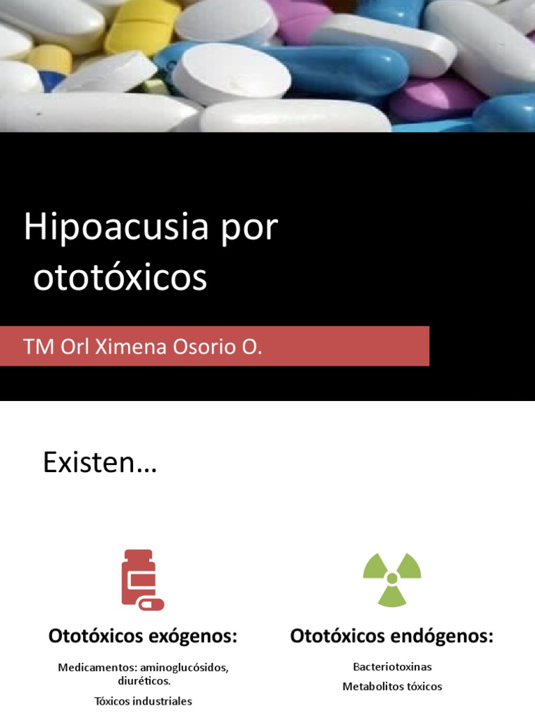 Hipoacusia Por Ototóxicos 2020 | PDF | Drogas | Especialidades Medicas
