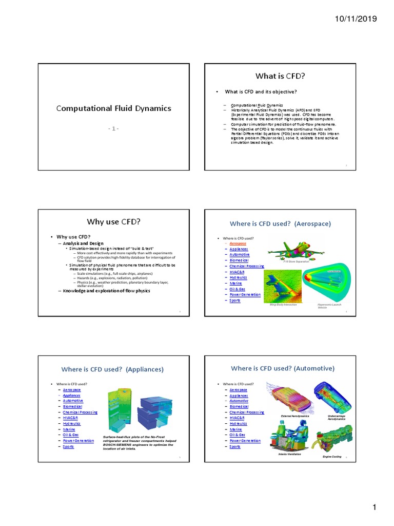 CFD 1 - Definisi Dan Aplikasi CFD | PDF | Computational Fluid Dynamics ...