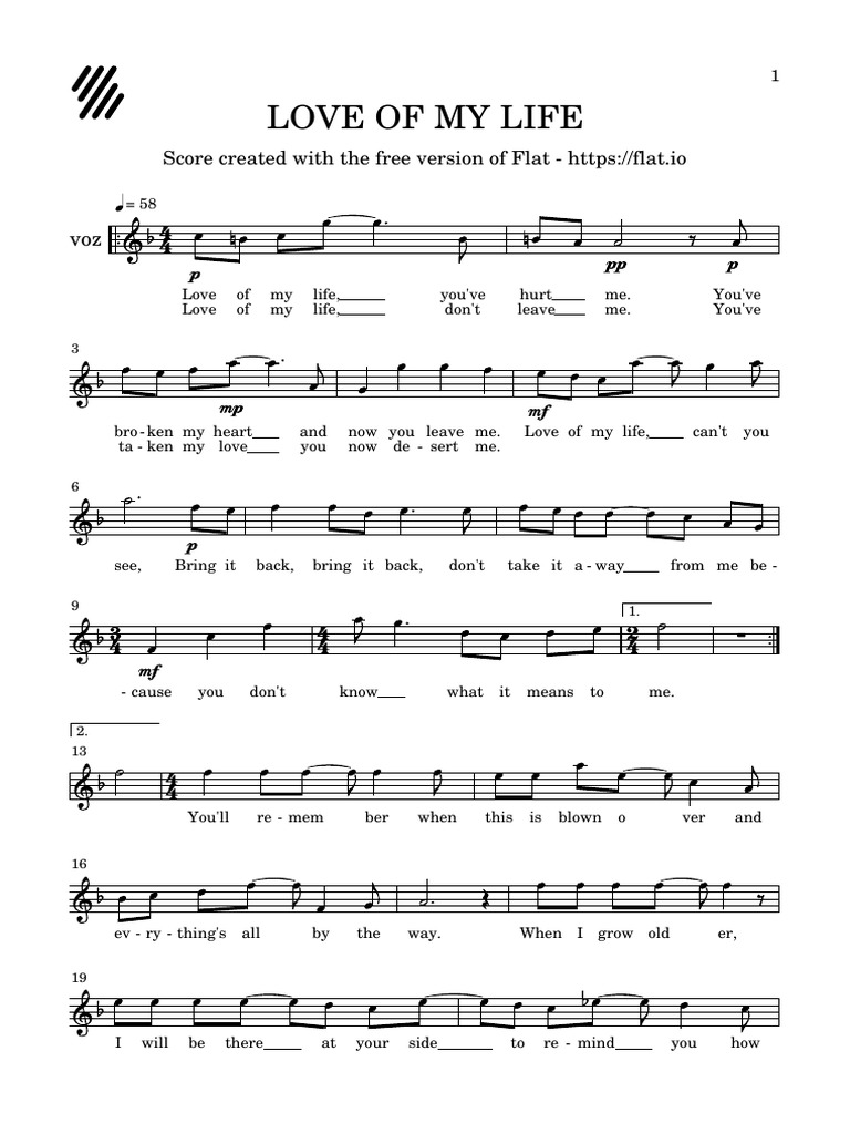 Love of My Life | PDF