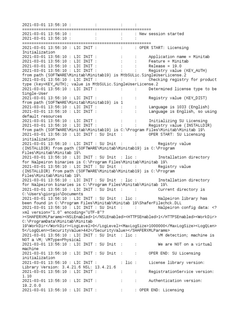 MTB License Log | PDF | Windows Registry | Operating System Families