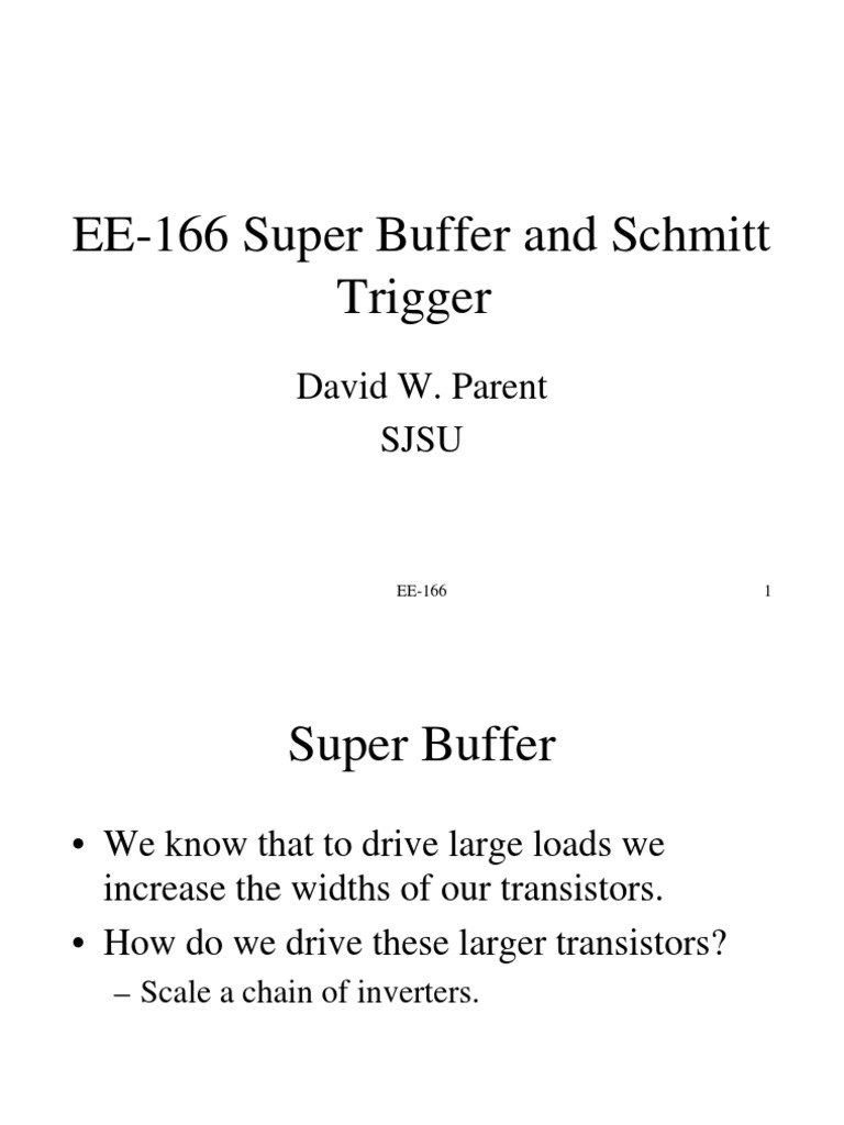 Super Buffer | PDF | Capacitor | Computer Engineering