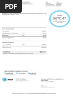 2022 T Mobile Cell Phone Bill Template | PDF