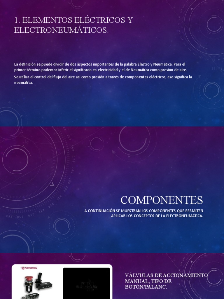 Componentes de Electroneumatica | PDF | Relé | Neumática