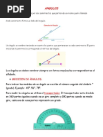 Explicación Angulos y Transportador | PDF