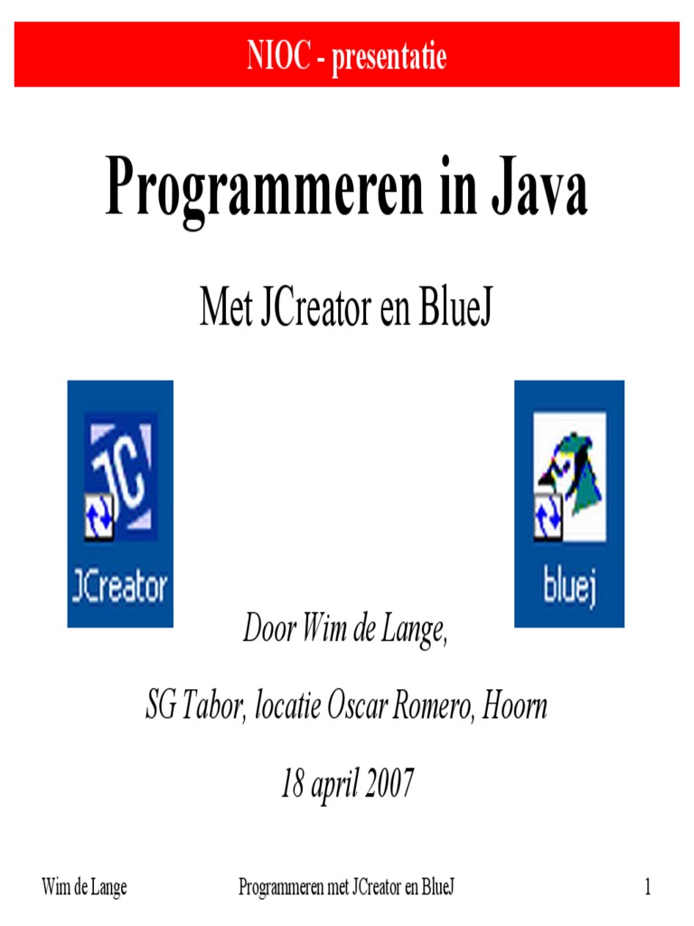 Programmeren in Java | PDF