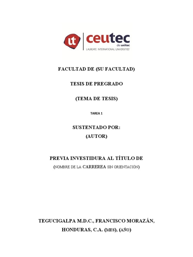 Portada para Tareas CEUTEC | PDF