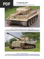Surviving Tiger Tanks and Restorations | PDF | Tiger I | Combat Vehicles
