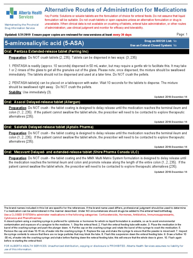 Medication Administration | PDF | Pharmaceutical Formulation | Tablet ...