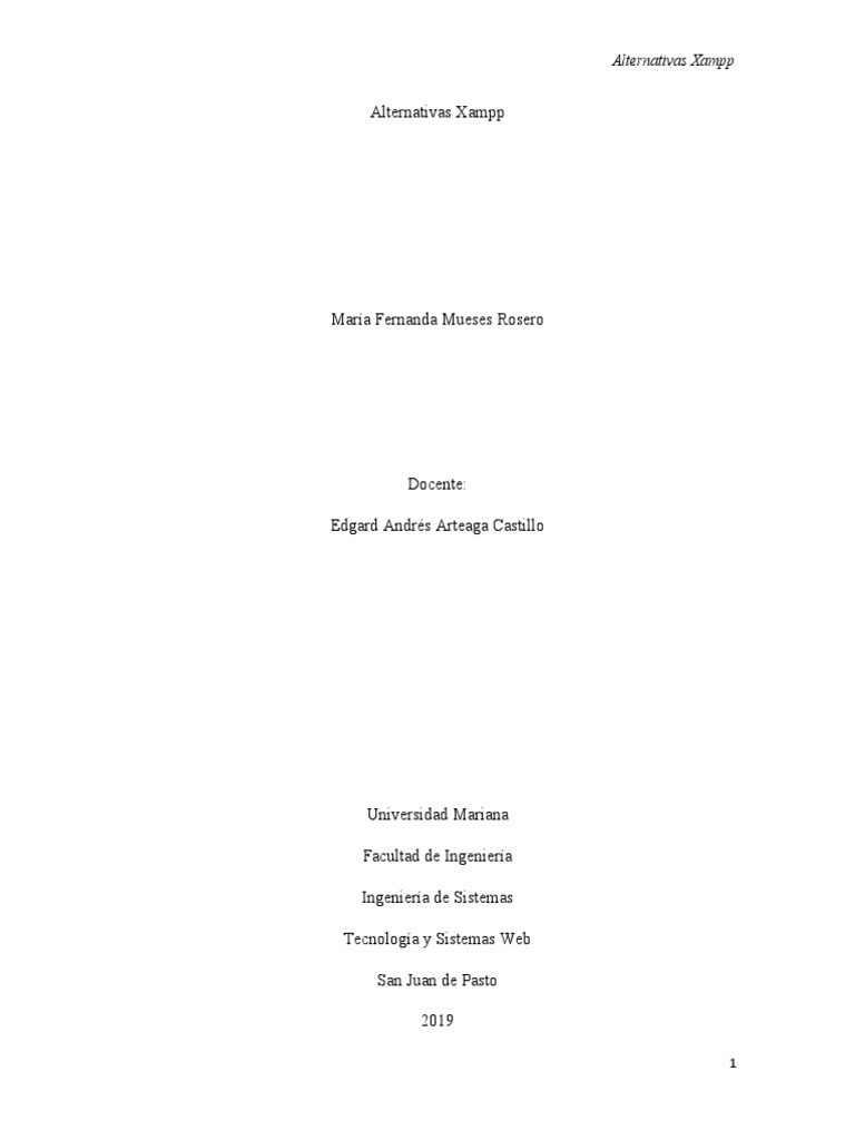 XAMPP | PDF | Php | Servidor HTTP Apache