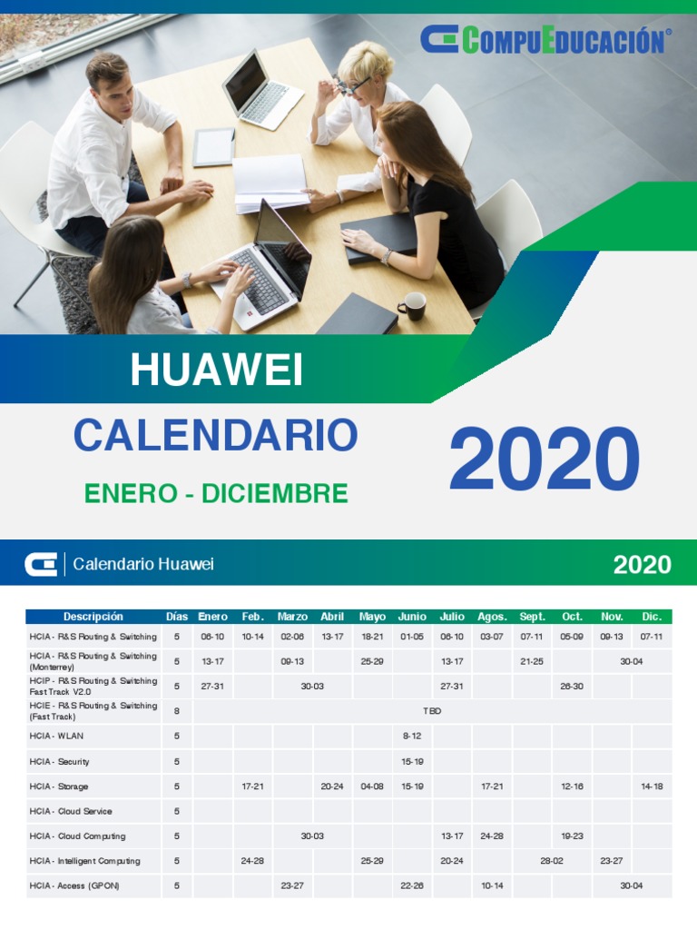 Calendario Huawei 2020 | PDF | Comunicación por medio de ordenadores ...