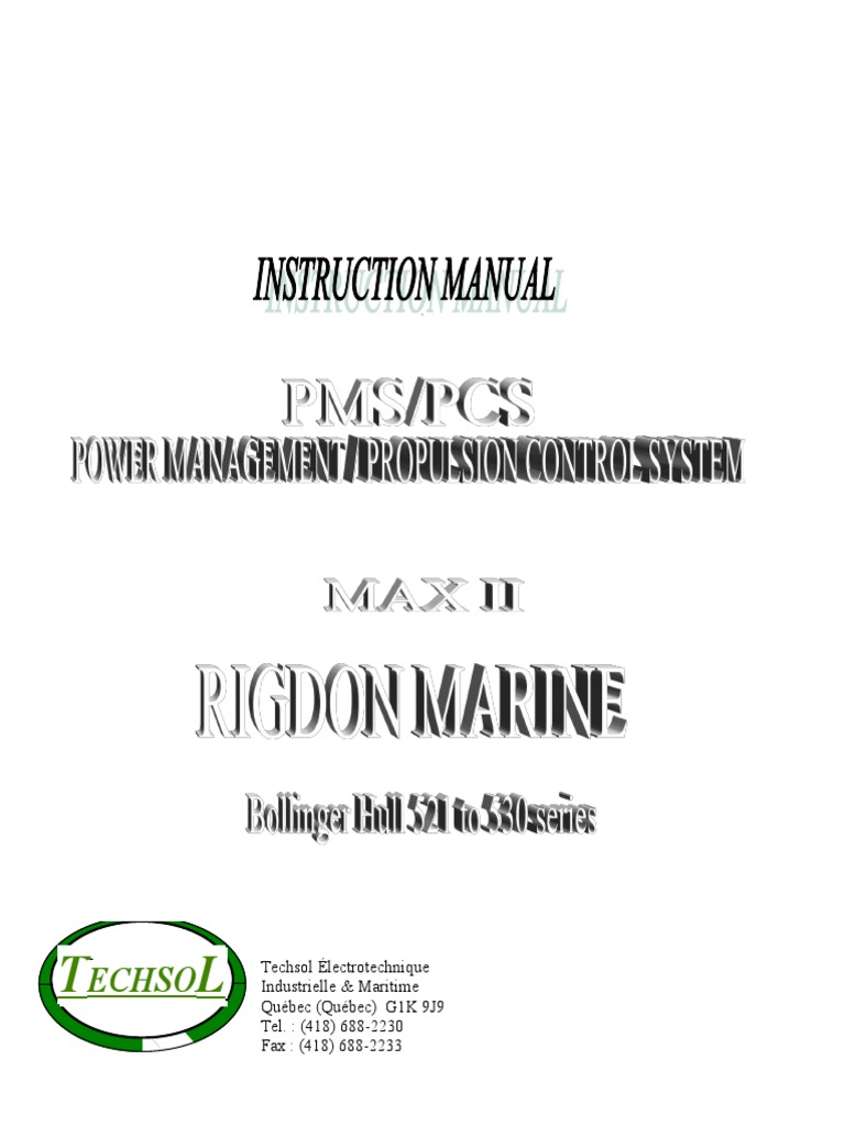 Manuel Power Management Propulsion Control - Rev3 | PDF | Programmable Logic Controller | Input ...