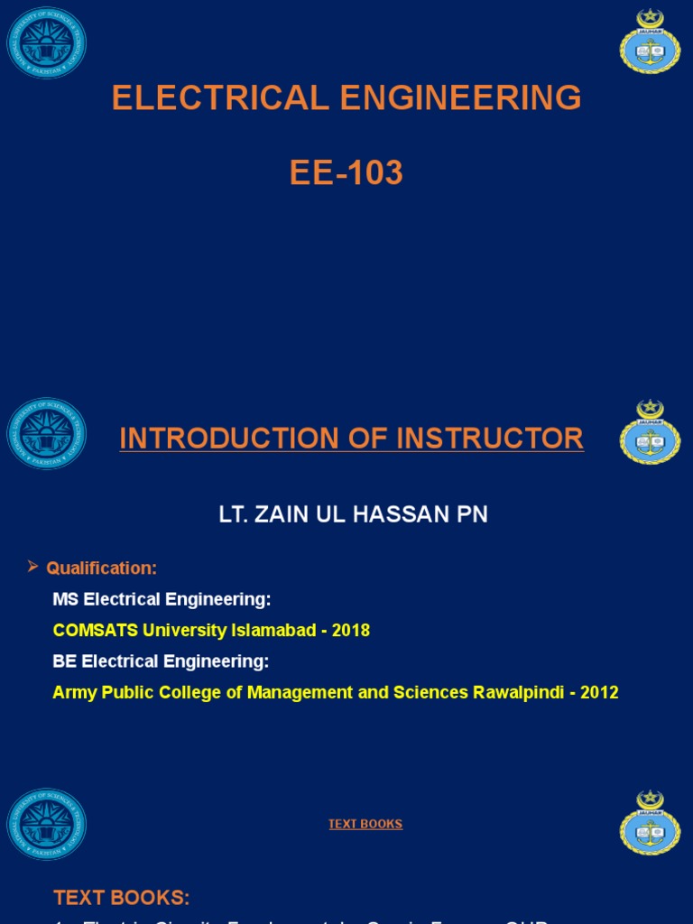 Electrical Engineering Course Overview | PDF | Electrical Resistance ...