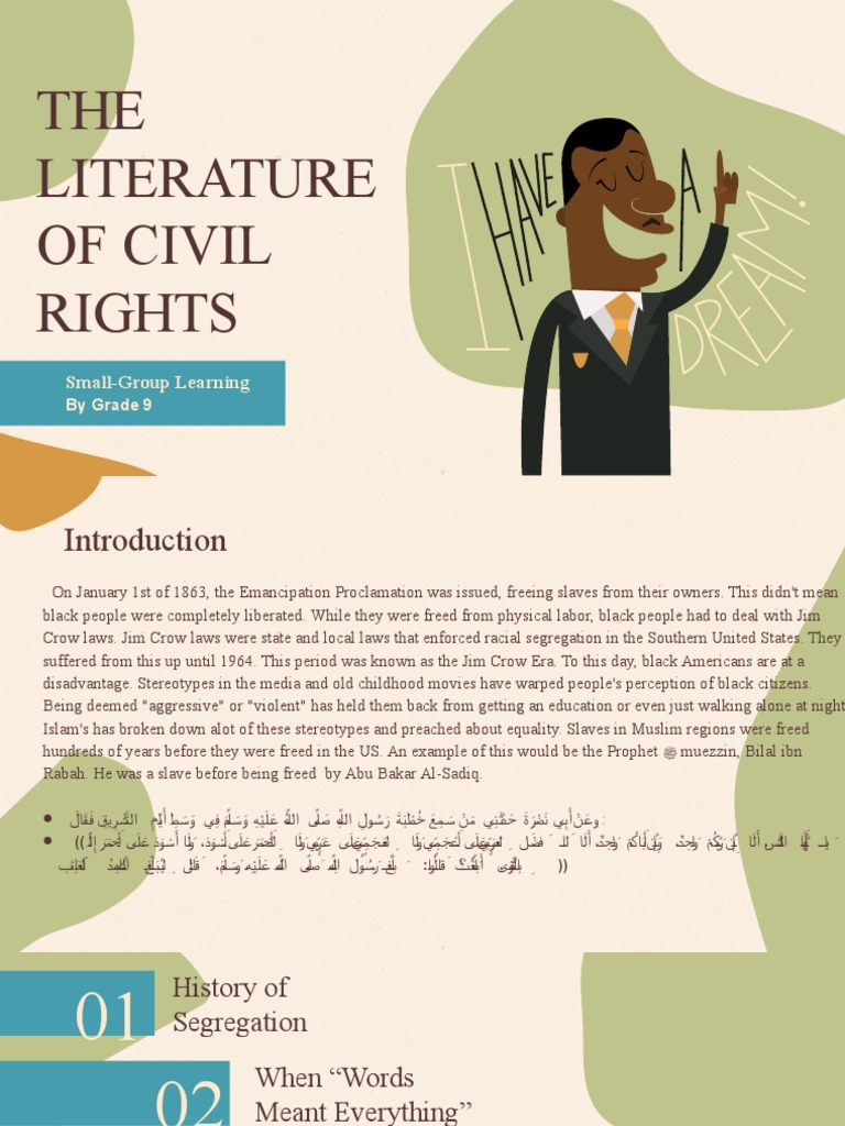 The Literature of Civil Rights | PDF