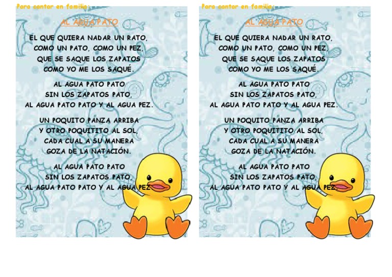 Al Agua Pato | PDF