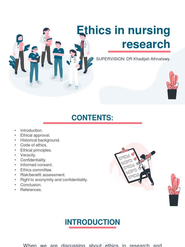 Ethics in Nursing Research | PDF | Informed Consent | Institutional ...