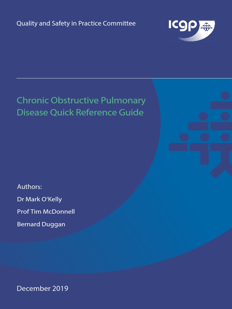 Copd Quick Reference Guide Icgp | PDF | Chronic Obstructive Pulmonary Disease | Randomized ...