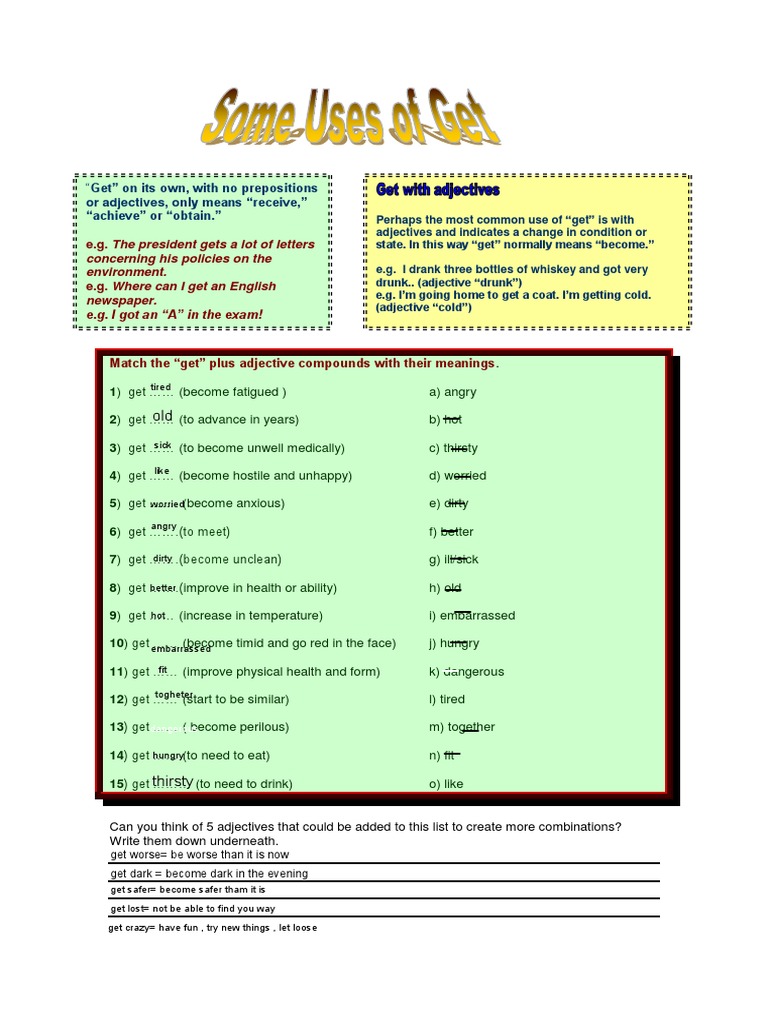 Get Plus Adjective Act. | PDF | Linguistic Morphology | Syntax