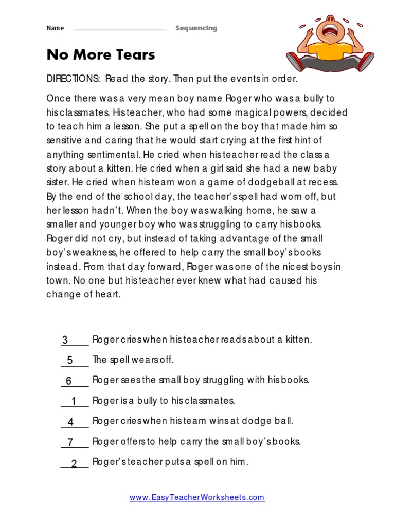 Logical Order Activity | PDF