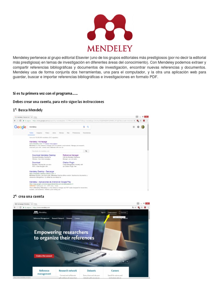 Mendeley Guia | PDF | Edad de información | Informática