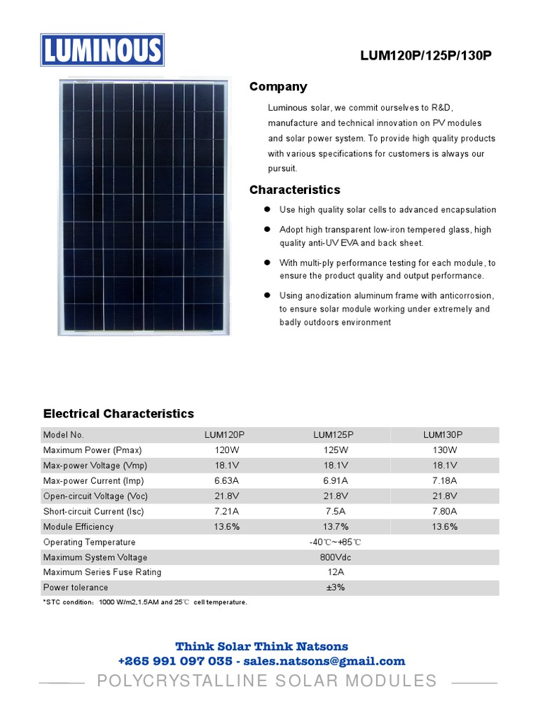 Luminous Solar Panel | PDF | Solar Panel | Glass Applications