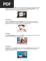 7 Types of Propaganda Explained | PDF