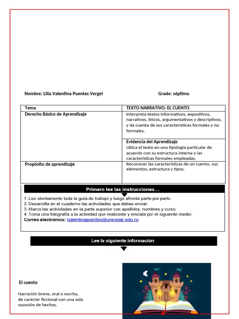 Estructura y Elementos del Cuento | PDF | Narrativa | Cuentos