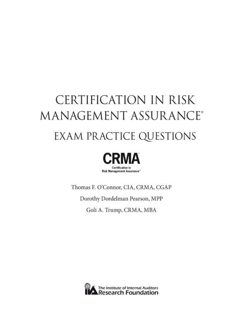 CRMA Ebook Exam Sample | PDF